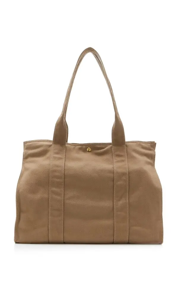 THE ROW Sisal Cotton Canvas Shoulder Bag
