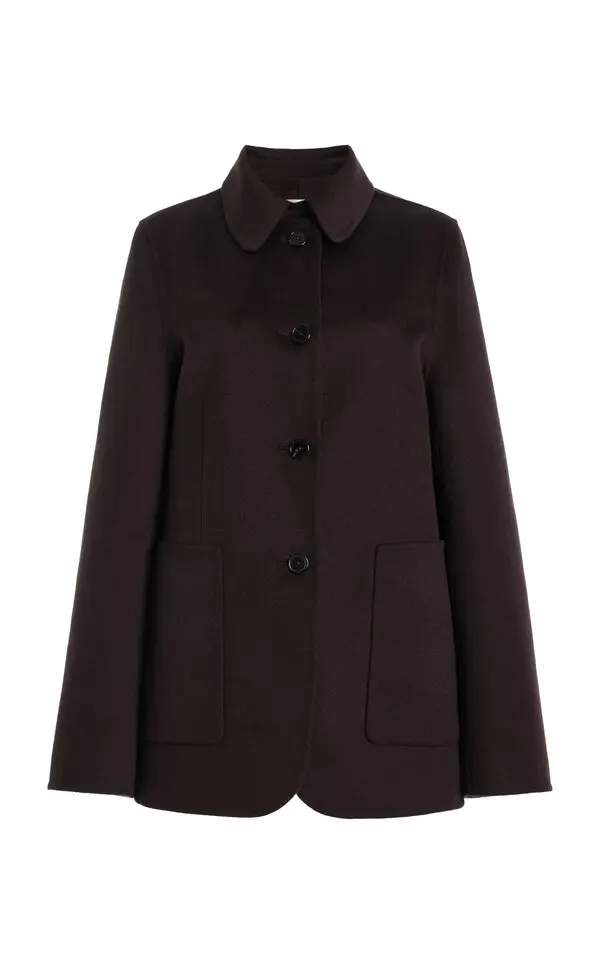THE ROW Tiras Cashmere Jacket - Brown