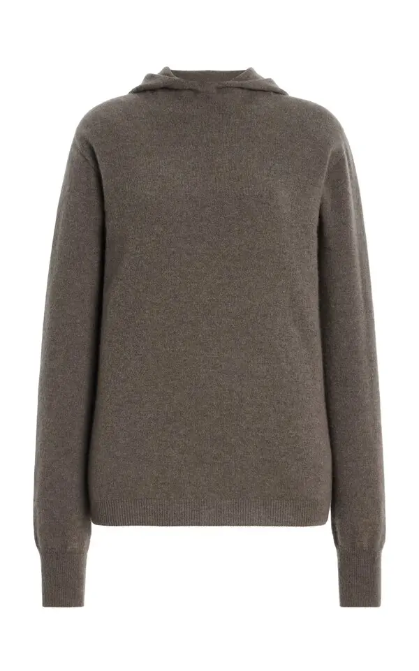 THE ROW Missa Cashmere Hooded Sweater