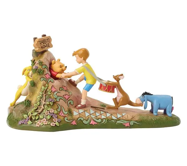 JIM SHORE Disney Traditions Pooh & Friends Figu Rine 5.5in H - One-color