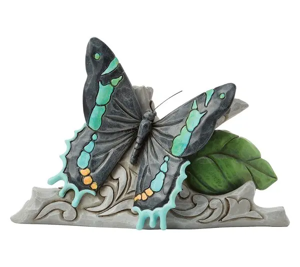 JIM SHORE Heartwood Creek Goliath Butterfly Min I Figurine 4'h - One-color