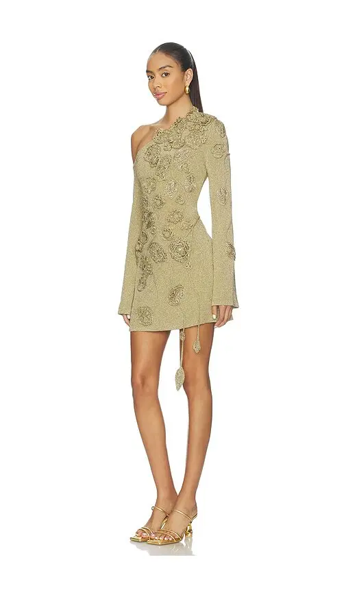 Cult Gaia Kaela Knit Dress - Gold | Editorialist
