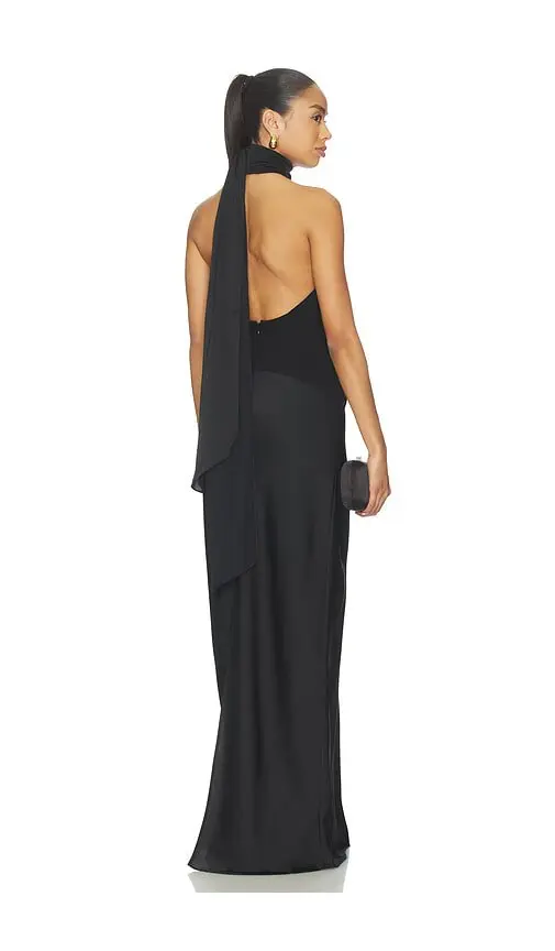 laila bridesmaid dress Significant Other Lara Backless Dress in Ice Blue – Coco & Lola main image 0