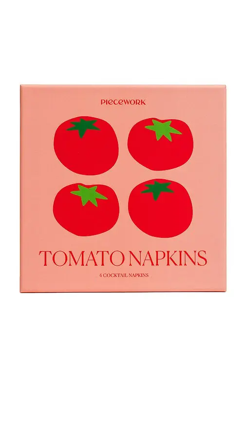 PIECEWORK Tomato Napkins