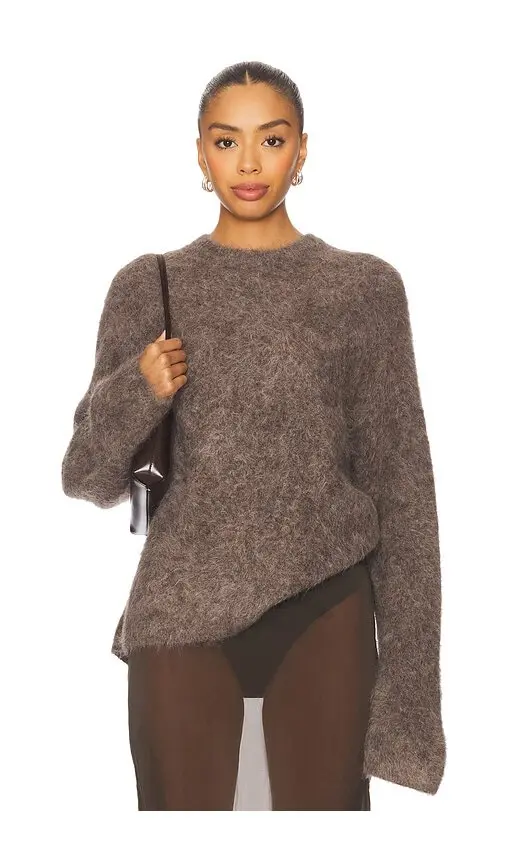 Soft Goat Alpaca Crewneck Pullover
