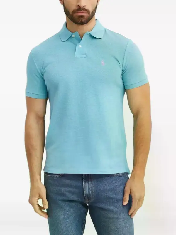 Polo Ralph Lauren Custom Slim Fit Polo Shirt - Blue