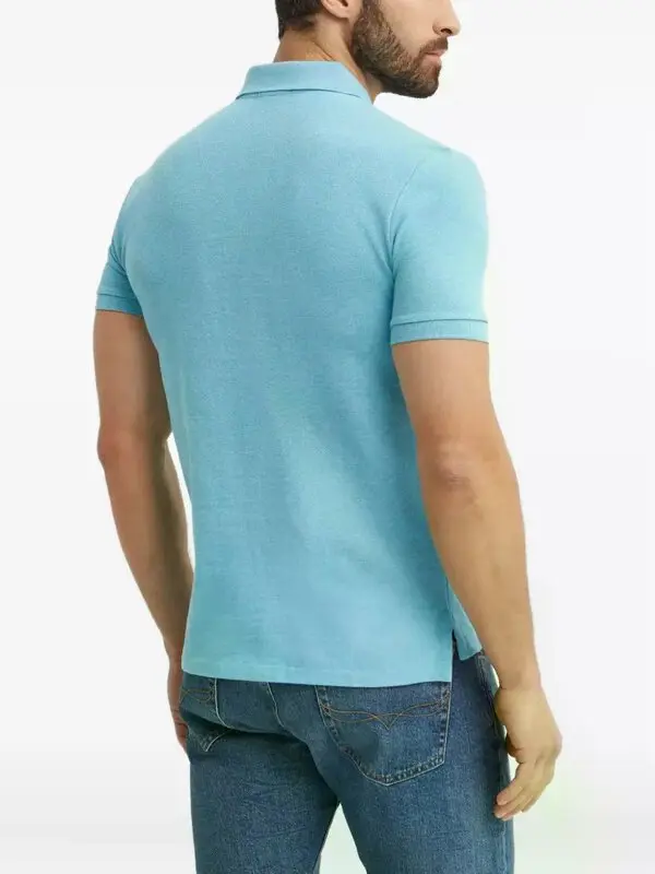 Polo Ralph Lauren Custom Slim Fit Polo Shirt - Blue