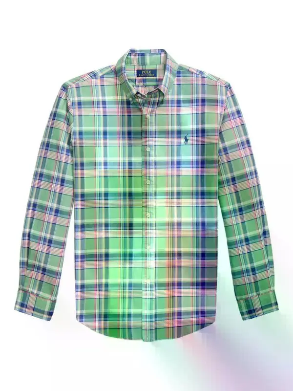 Polo Ralph Lauren Plaid-pattern Cotton Shirt - Green