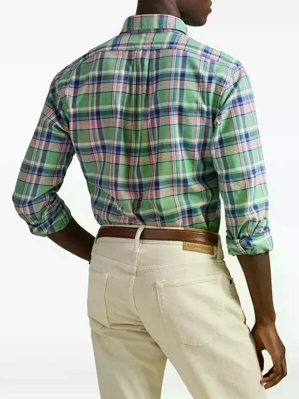 Polo Ralph Lauren Plaid-pattern Cotton Shirt - Green