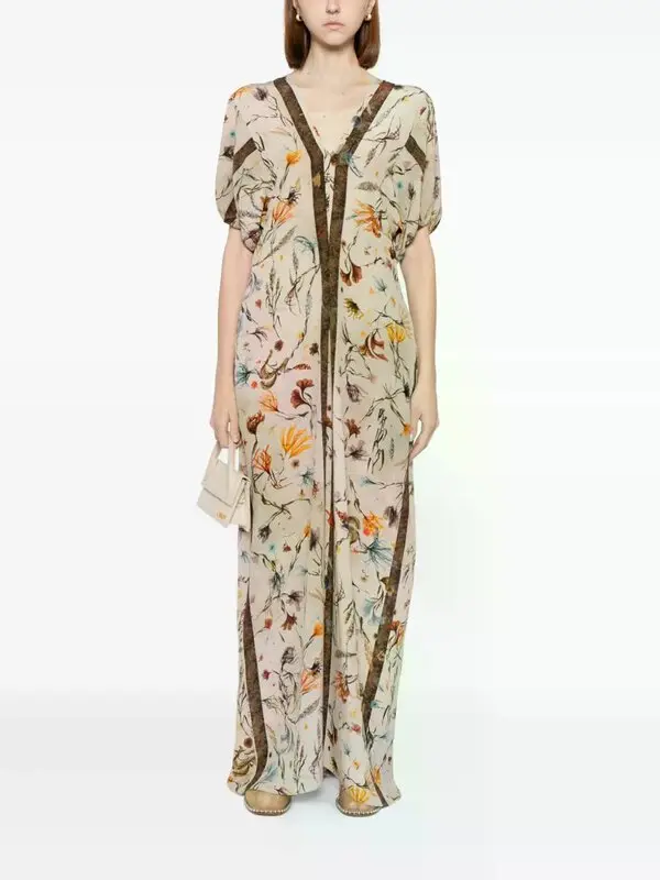 YANGKEHAN Floral-print Maxi Dress