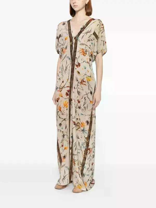 YANGKEHAN Floral-print Maxi Dress