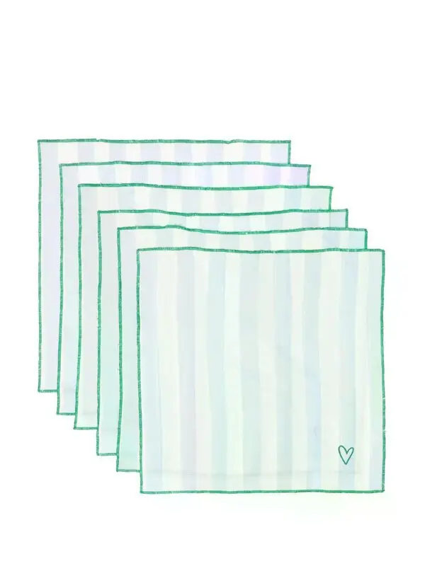 BAMBAH Veranda Napkins - Blue