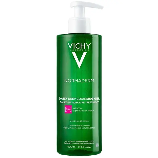 VICHY Normaderm Daily Deep Cleansing Gel Acne Wash With Salicylic Acid - One-color