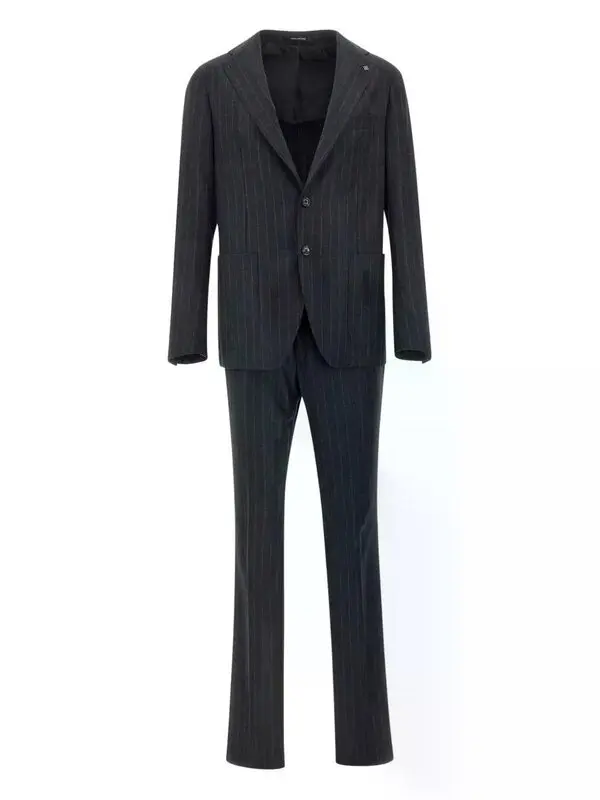 Tagliatore Pinstripe Two-piece Suit - Grey