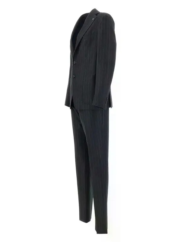 Tagliatore Pinstripe Two-piece Suit - Grey
