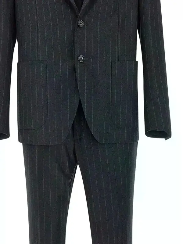 Tagliatore Pinstripe Two-piece Suit - Grey