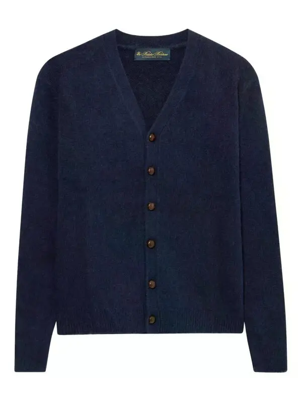 Brooks Brothers Shetland-wool Long-sleeve Cardigan