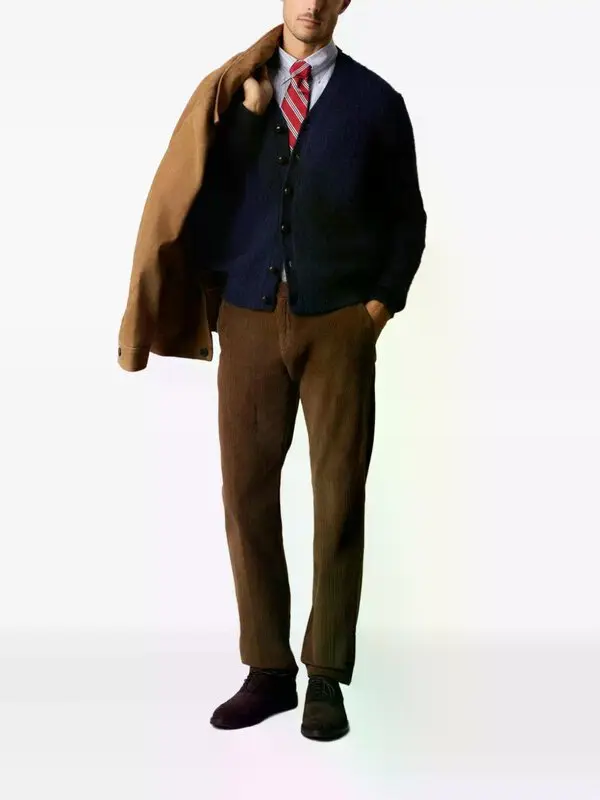 Brooks Brothers Shetland-wool Long-sleeve Cardigan