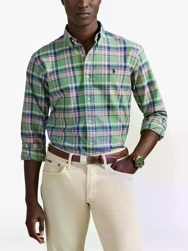 Polo Ralph Lauren Plaid-pattern Cotton Shirt - Green