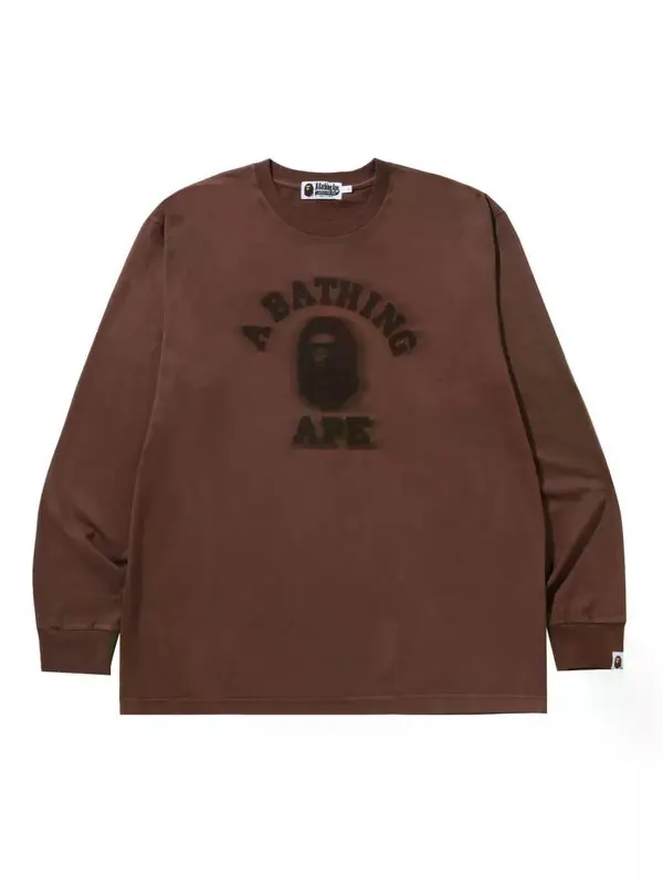 A BATHING APE Long-sleeve T-shirt - Brown