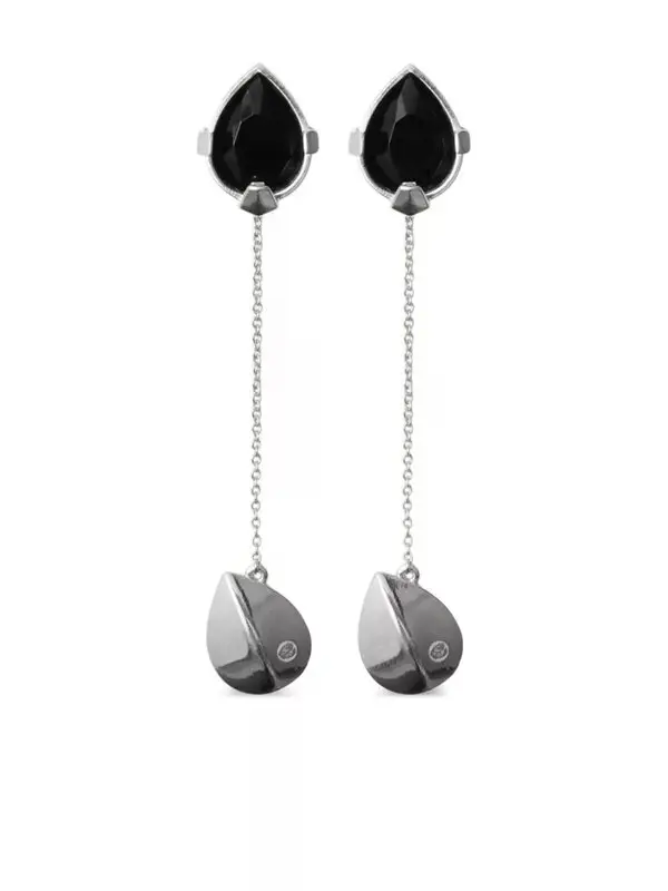 Burberry Shield Earrings - Silver