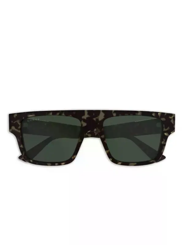 Gucci Square-frame Sunglasses - Green