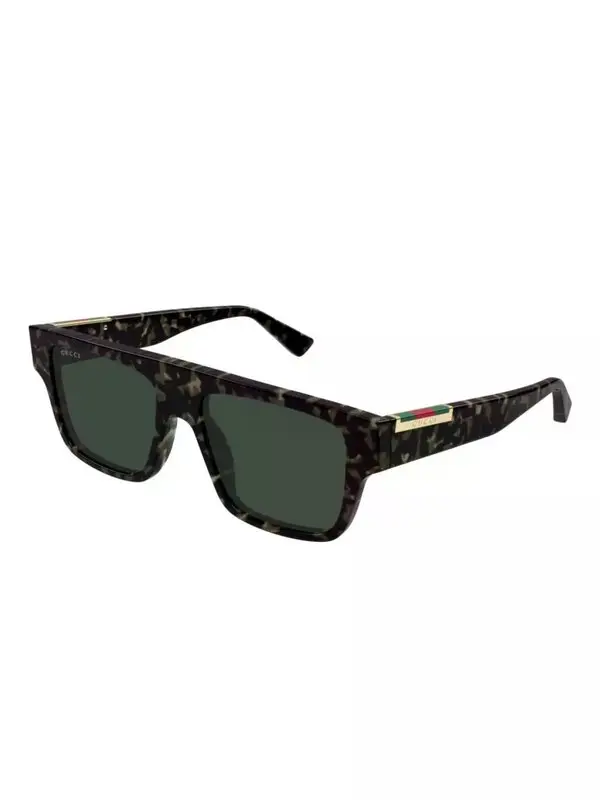 Gucci Square-frame Sunglasses - Green