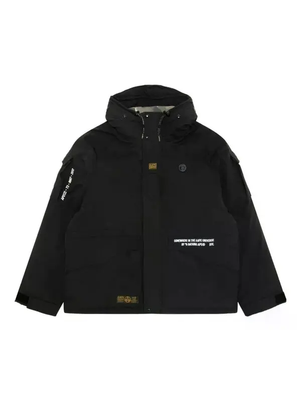 AAPE BY *A BATHING APE Hooded Patch-detail Jacket