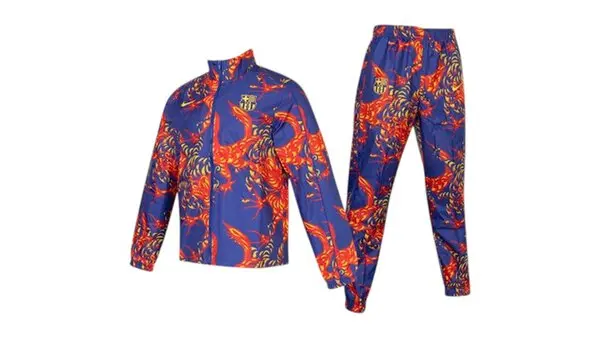 Nike F.c. Barcelona Football Woven Tracksuit