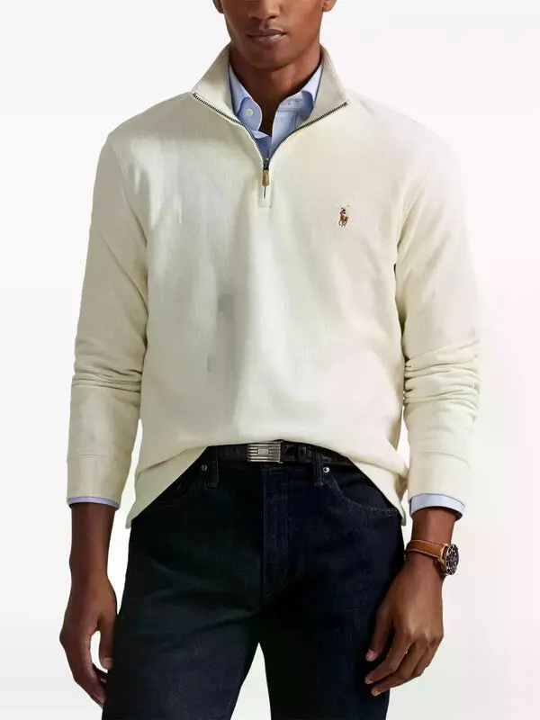 Polo Ralph Lauren Half-zip Sweatshirt - Neutrals
