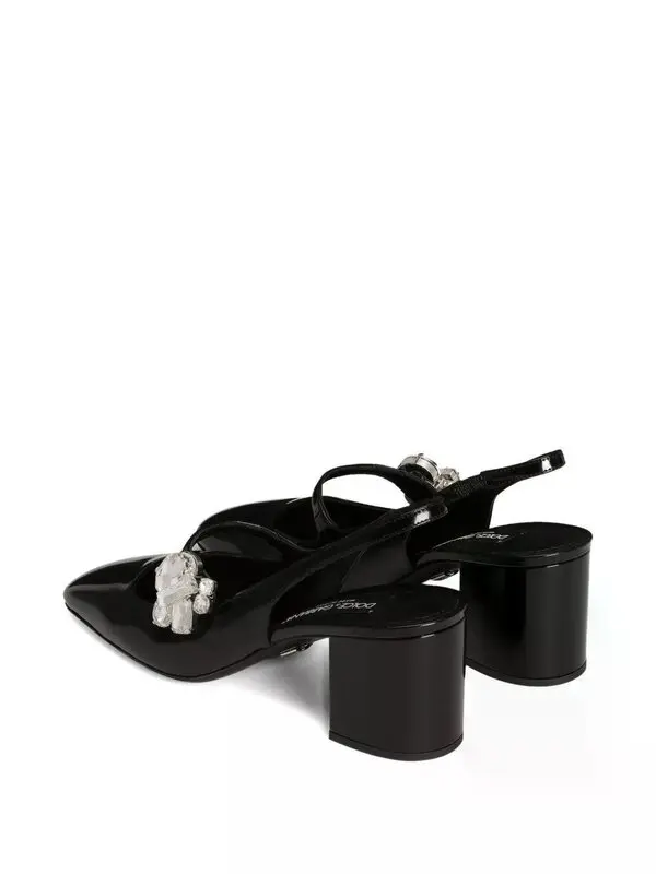 Dolce & Gabbana Crystal-embellished Slingback Pumps