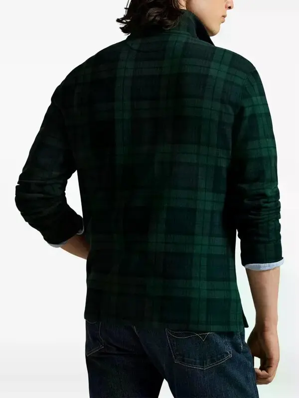 Polo Ralph Lauren Plaid Half-zip Sweater
