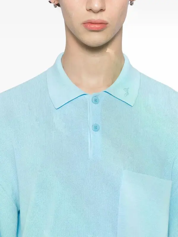 Jacquemus Pocket Long-sleeved Polo Shirt