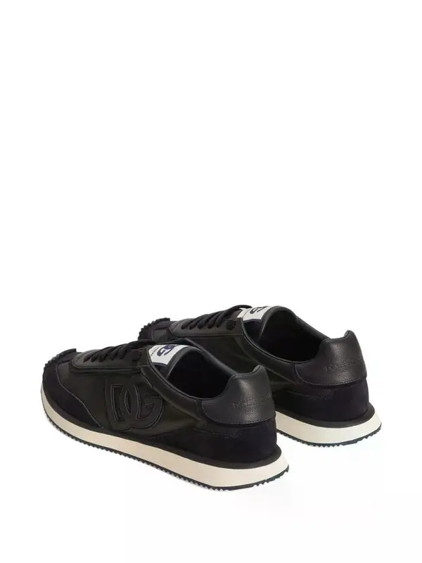 Dolce & Gabbana Logo Patch Sneakers - Black