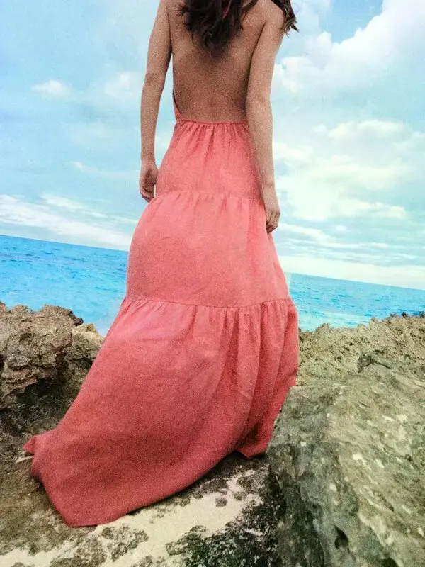 Johanna Ortiz Twilight Tiered Maxi Dress