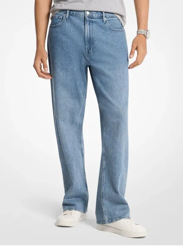 Michael Kors Arden Relaxed-fit Stretch Denim Jeans