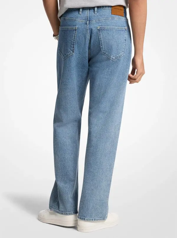 Michael Kors Arden Relaxed-fit Stretch Denim Jeans
