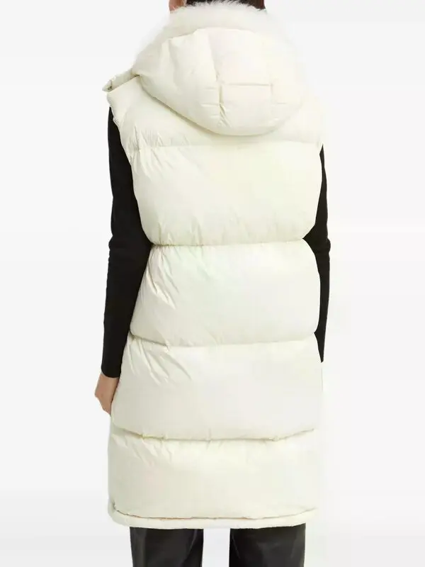 YVES SALOMON Detachable Hoodie Gilet
