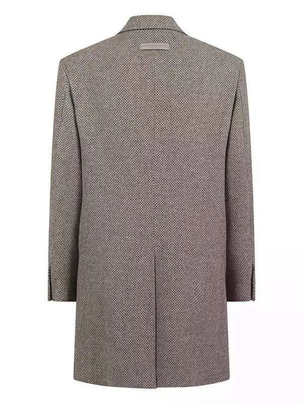 Zegna Double-breasted Herringbone Coat