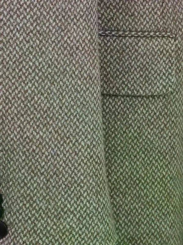 Zegna Double-breasted Herringbone Coat