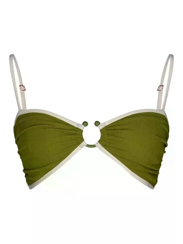 Johanna Ortiz Aquatic Days Bikini Top - Green