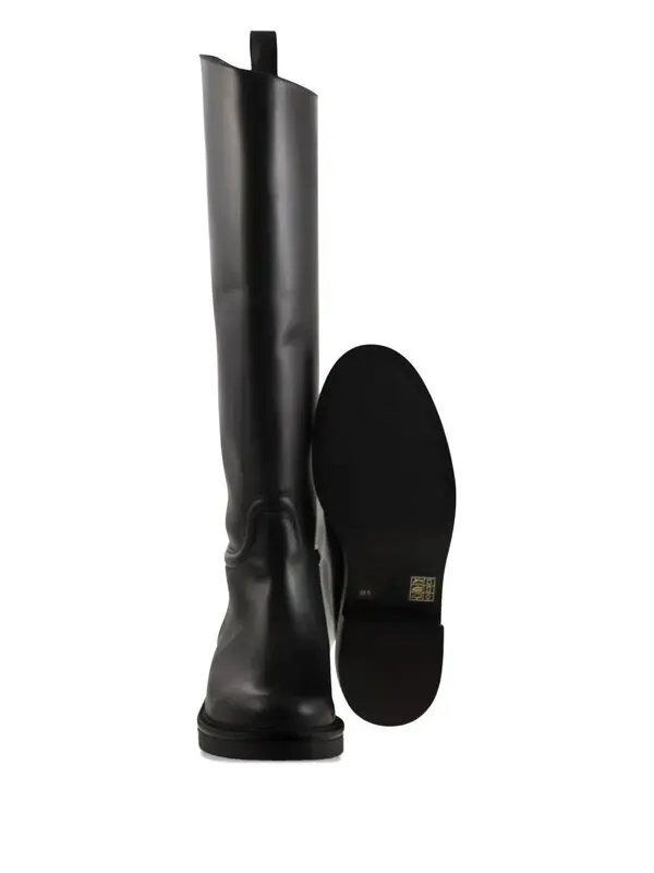 STUART WEITZMAN 40mm Celia Leather Boots - Black
