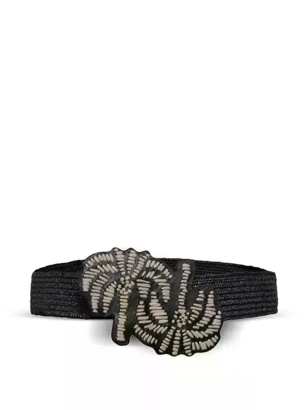 Johanna Ortiz Woven Belt - Black