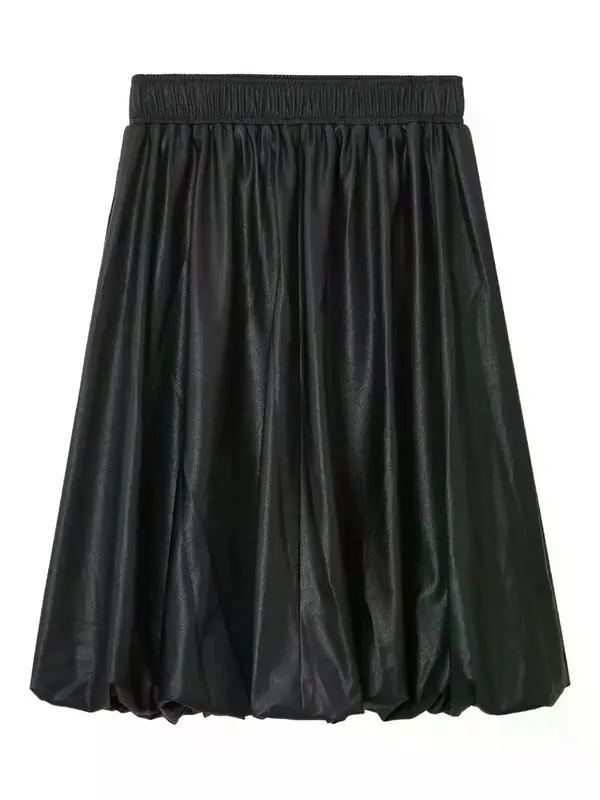 B+AB Elasticated Bubble-hem Midi Skirt