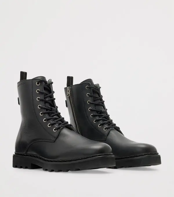 ALLSAINTS Leather Skiff Military Boots