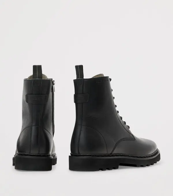 ALLSAINTS Leather Skiff Military Boots