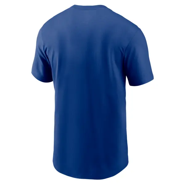 Nike Los Angeles Dodgers 2025 World Series Champions Batting Clean Up Lockup Logo Mlb T-shirt - Blue
