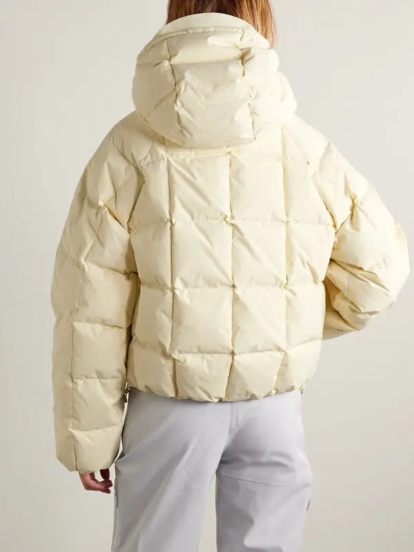 Cordova Oza Hooded Quilted Down Ski Jacket - Yellow