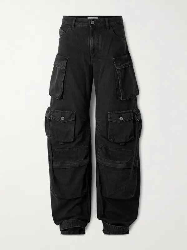 Attico Low-rise Cargo Jeans