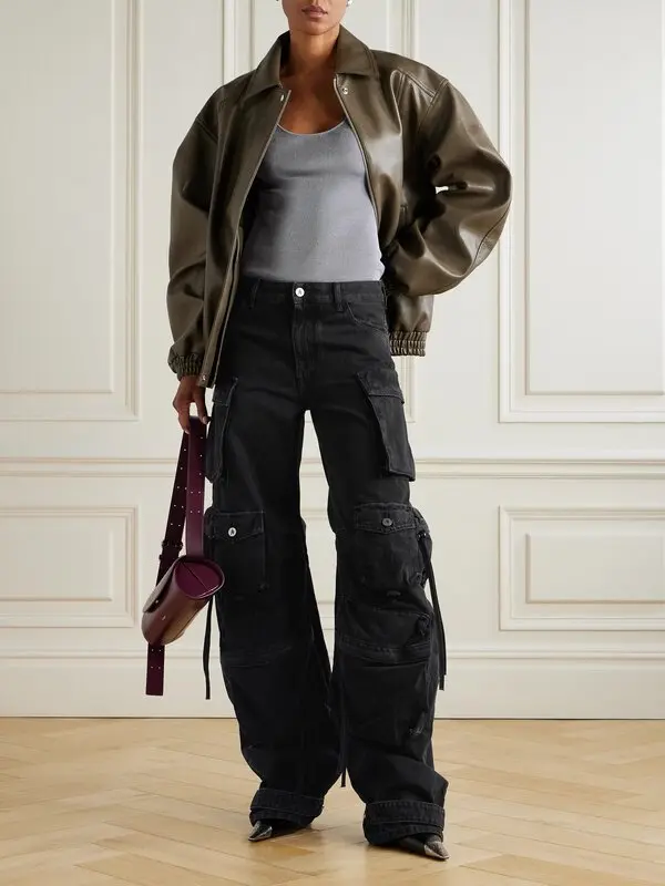 Attico Low-rise Cargo Jeans